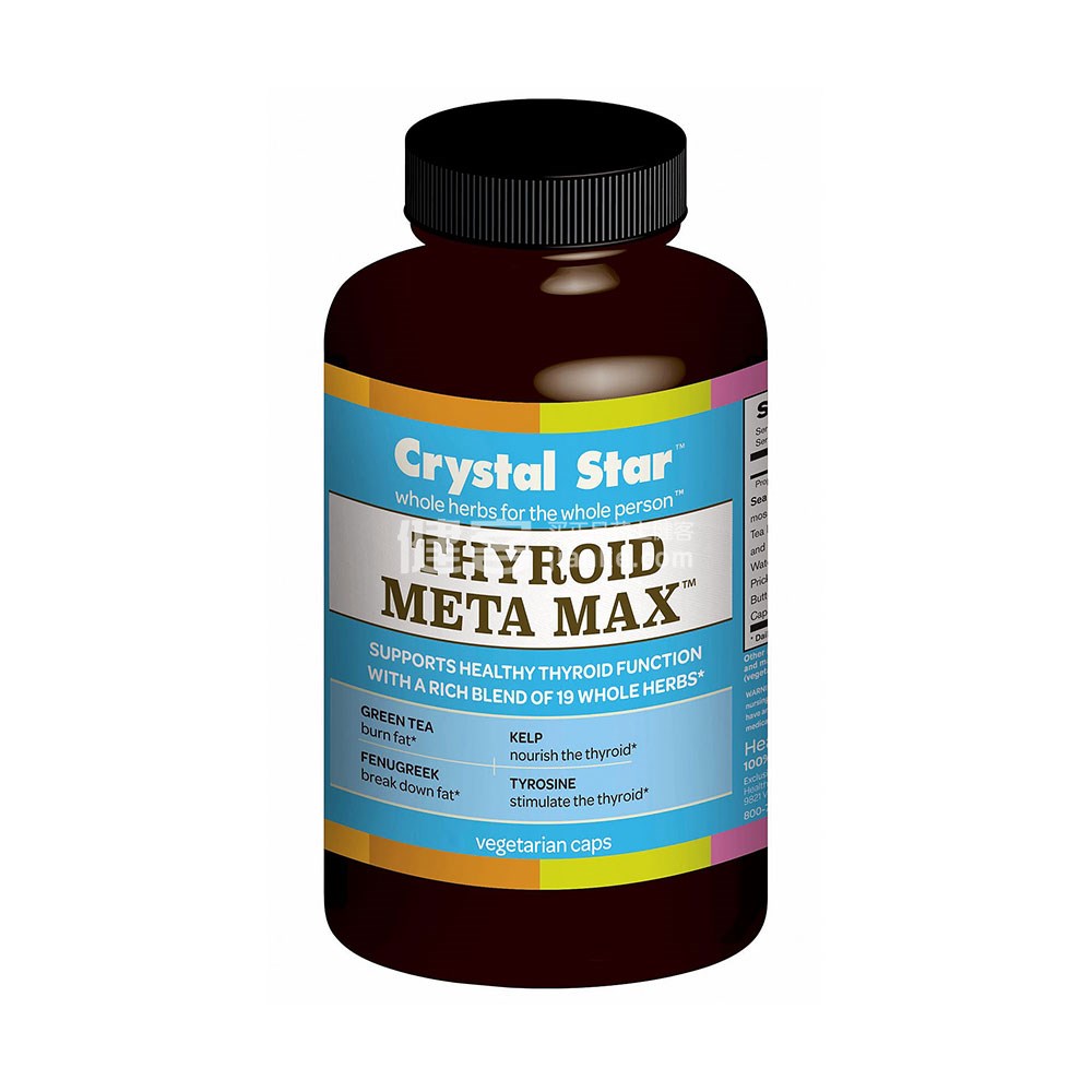 Crystal Star Thyroid Meta Max(60粒)(Thyroid Meta Max) _说明书_作用_效果_价格_方舟健客网上药店