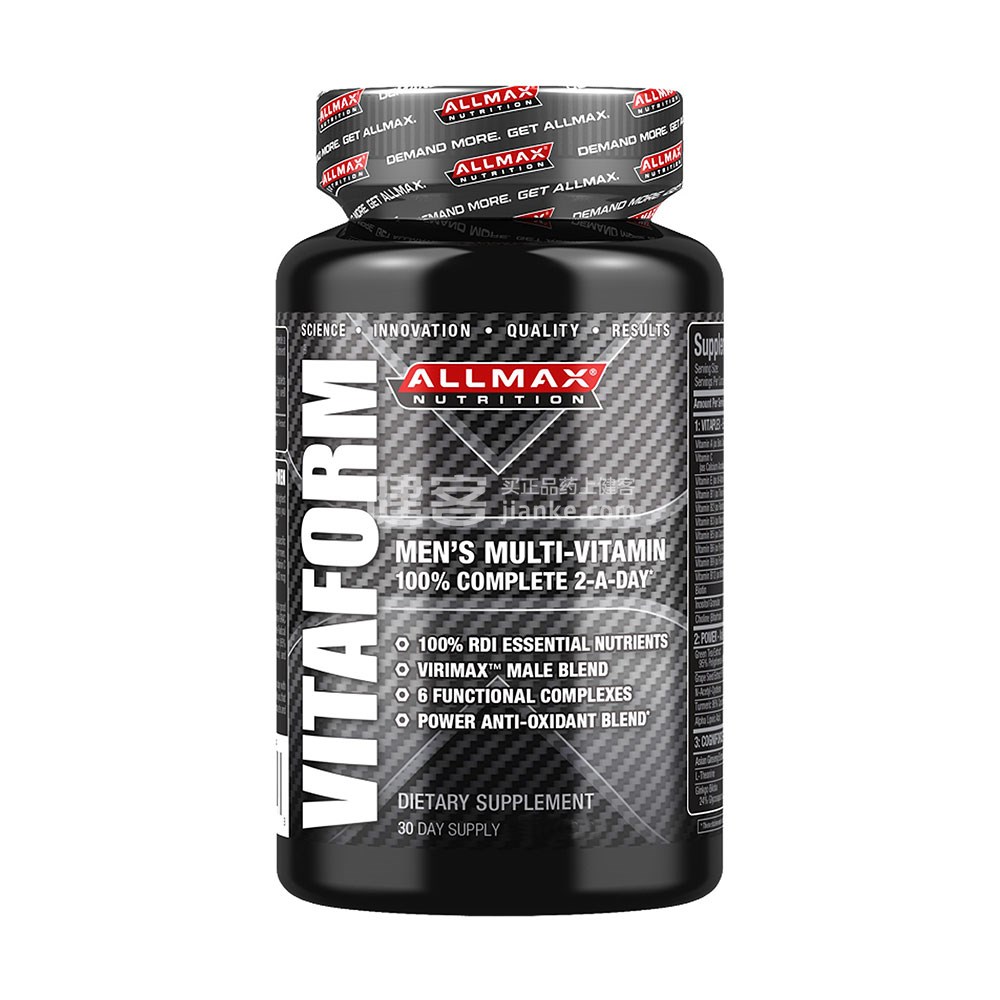 ALLMAX Nutrition Vitaform Tablets(60粒)(Vitaform Tablets) _说明书_作用_效果_价格 ...