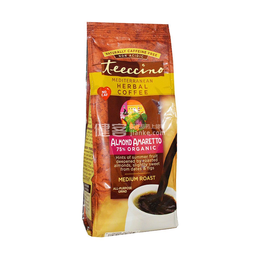 Teeccino Herbal Coffee Almond Amaretto(11盎司)(Mediterranean Herbal ...