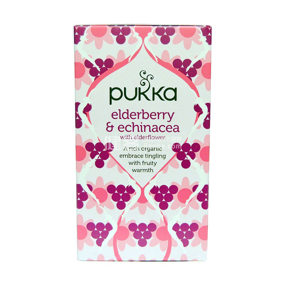 Pukka Herbs Elderberry & Echinacea Fruit Tea(30包)(Elderberry ...