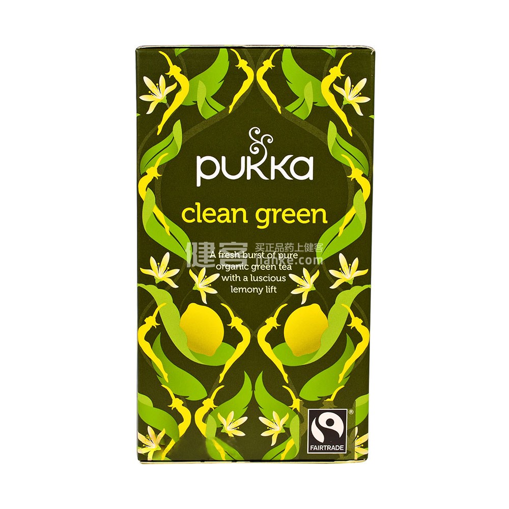 Pukka Herbs Clean Green Tea(20包)(Clean Green Tea) _说明书_作用_效果_价格_方舟健客网上药店