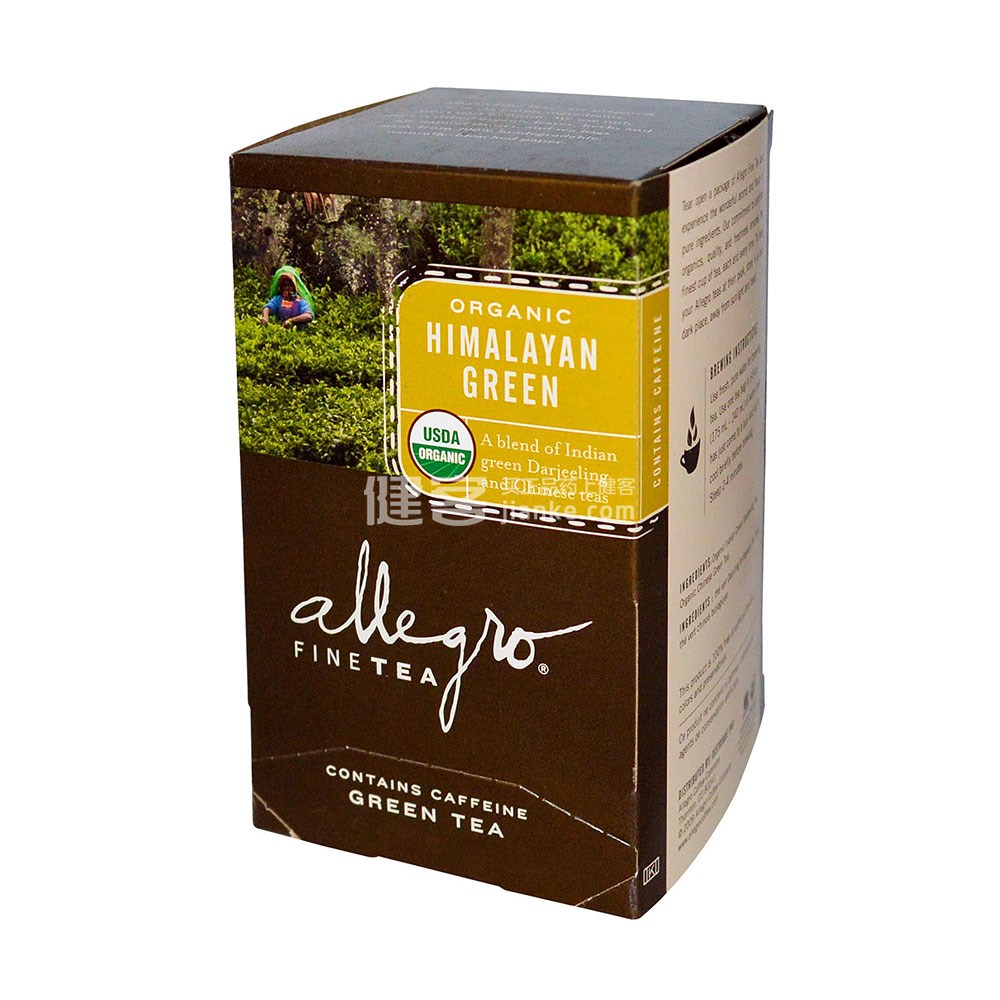 Allegro Fine Tea Organic Himalayan Green Tea(20包)(Organic Himalayan ...