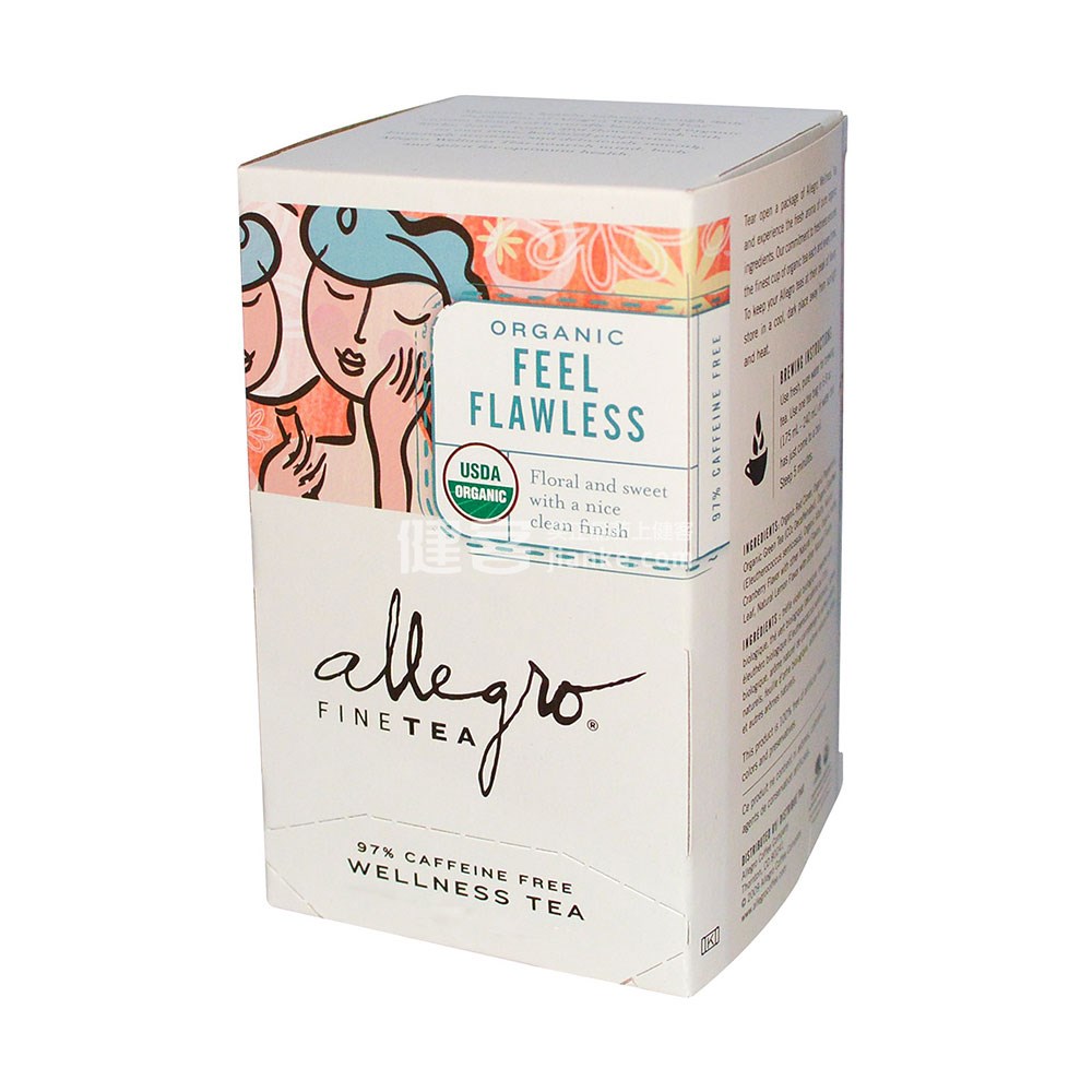 Allegro Fine Tea Organic Feel Flawless Tea(10包)(Organic Feel Flawless ...