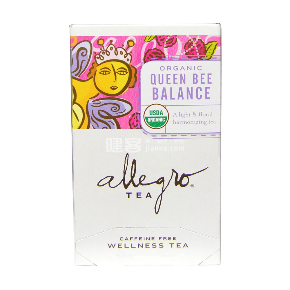Allegro Fine Tea Organic Queen Bee Balance(40包)(Organic Queen Bee Balance Tea) _说明书_作用_效果_价格_方舟健 ...