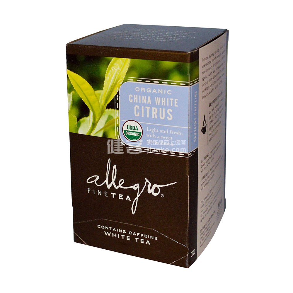 Allegro Fine Tea Organic China White Citrus(10包) (Organic China White ...