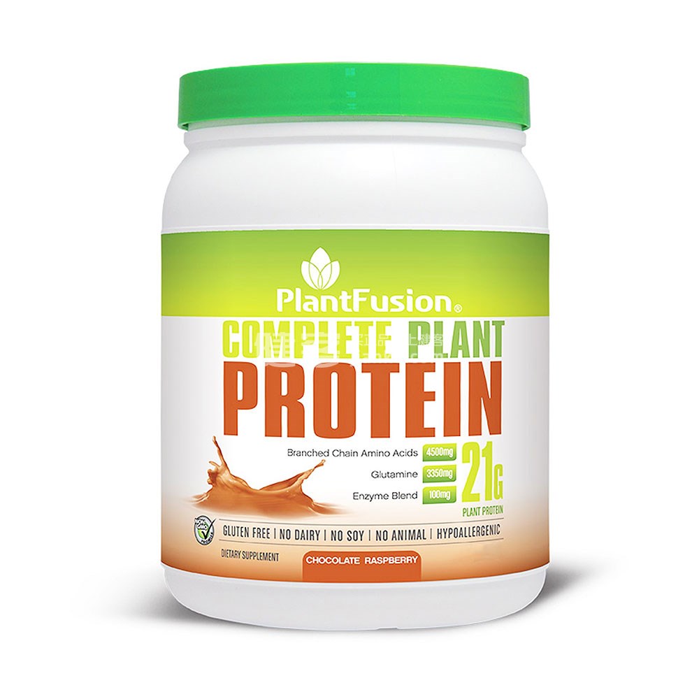 PlantFusion Complete Plant Protein(覆盆子味 双效 454克)(Complete Plant Protein ...