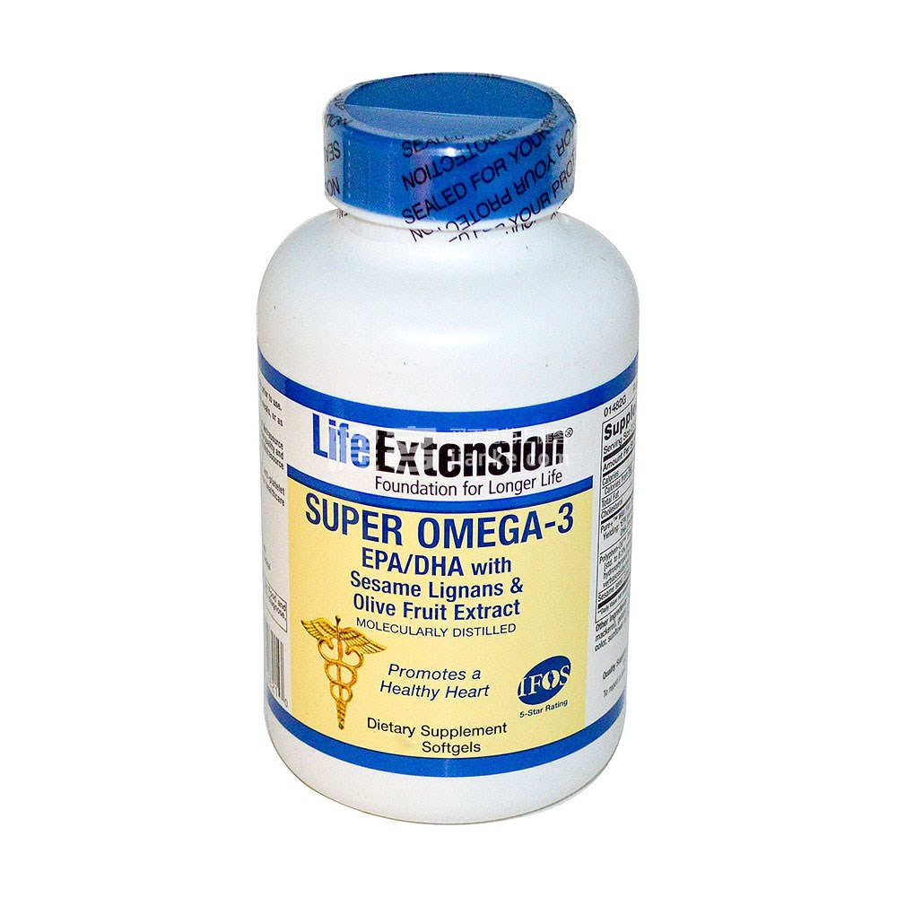 Life Extension Super Omega-3(180粒)(Super Omega-3) _说明书_作用_效果_价格_方舟健客网上药店