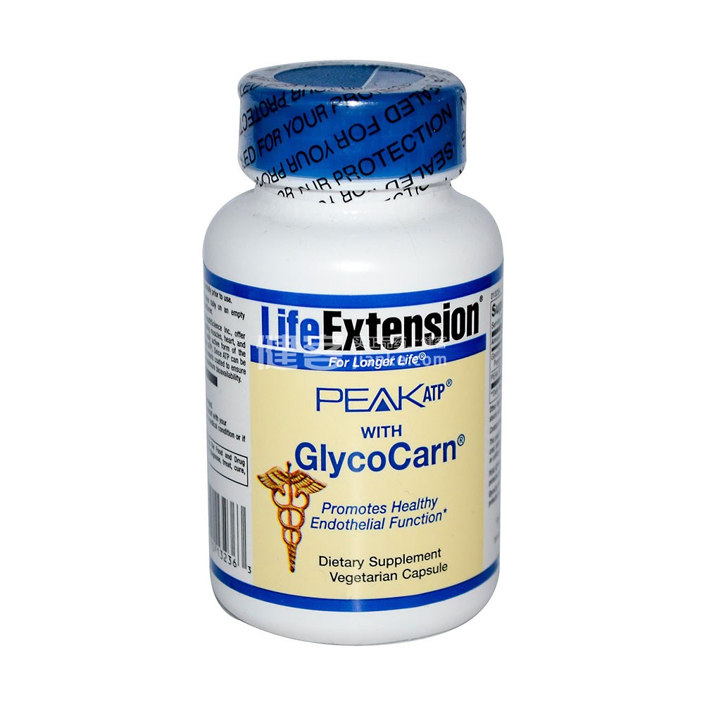 Life Extension PEAK ATP素食胶囊(含GlycoCarn 120粒)(PEAK ATP素食胶囊) _说明书_作用_效果 ...