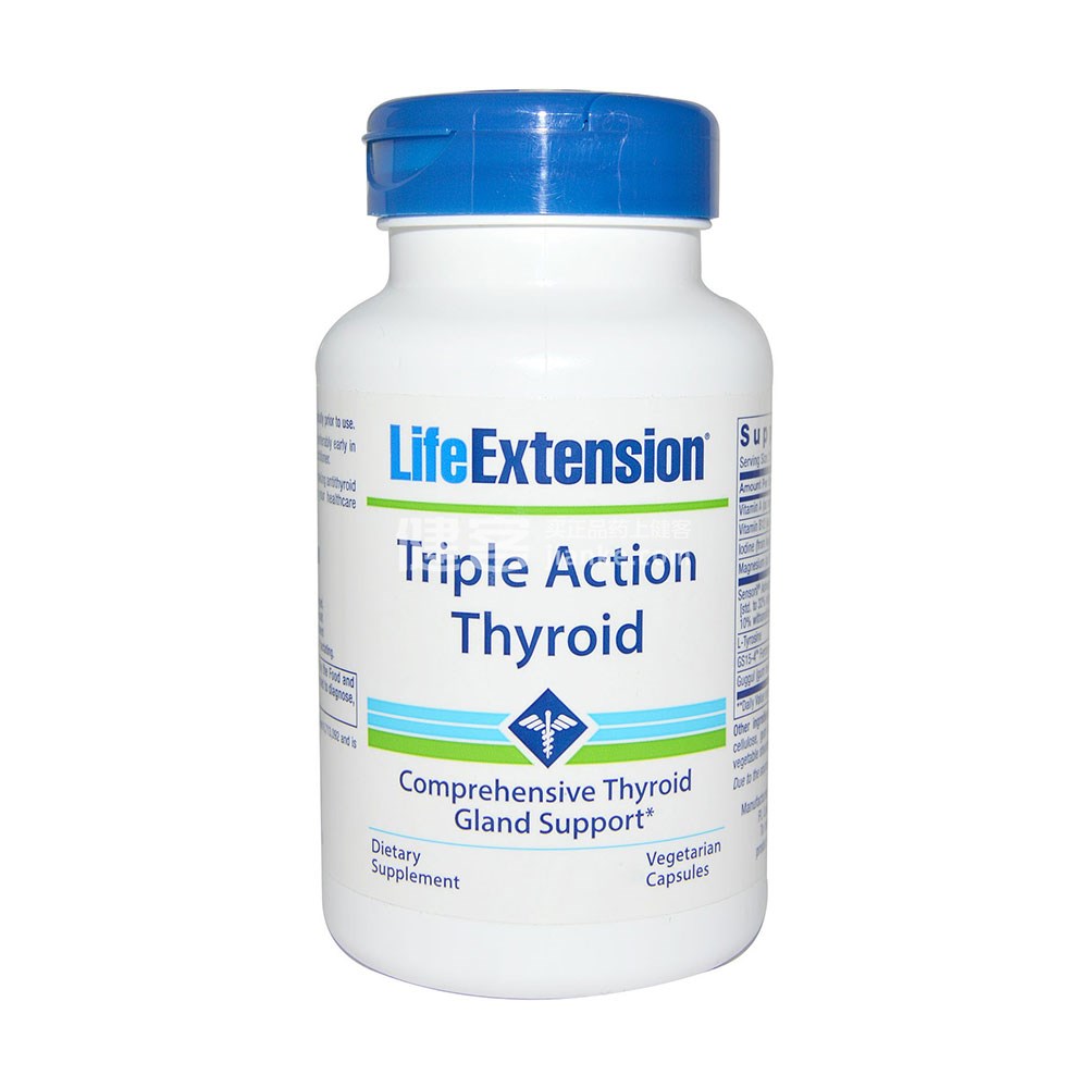 Life Extension Triple Action Thyroid(60粒)(Triple Action Thyroid) _说明书 ...