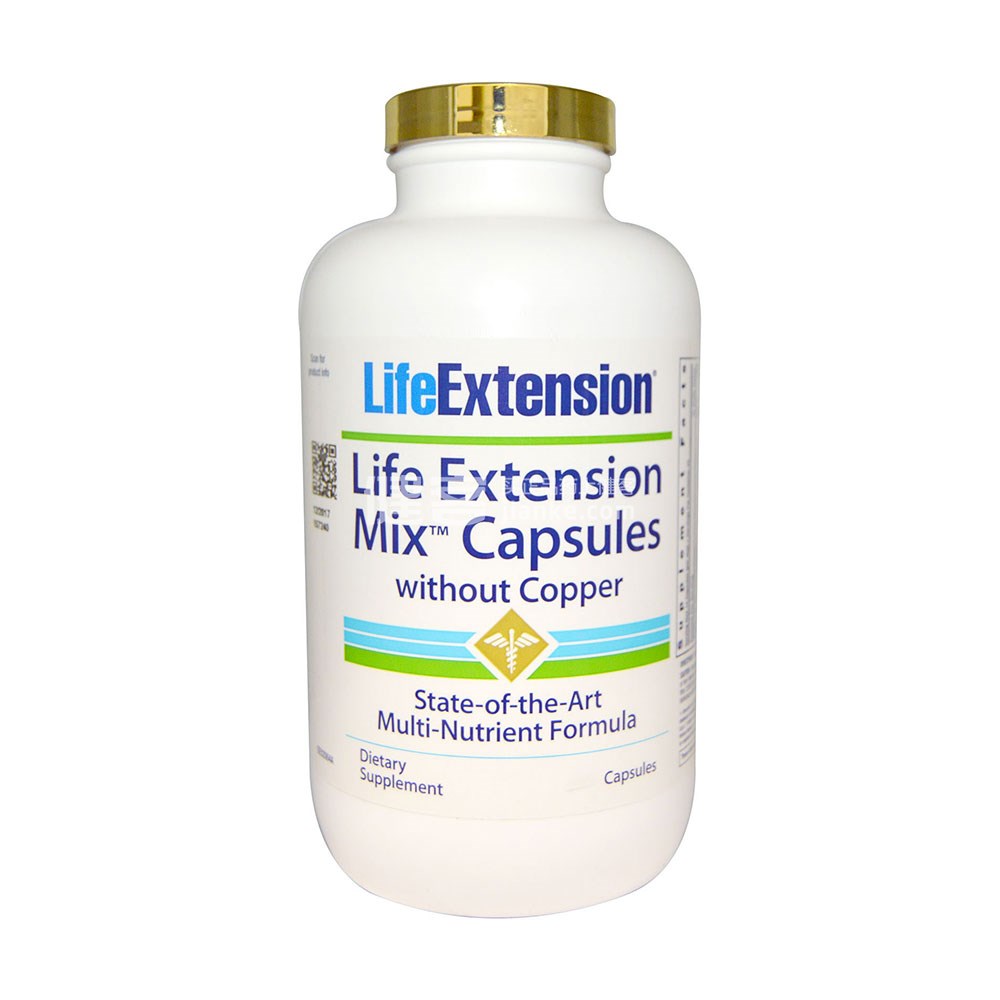 Life Extension Mix Capsules(without Copper 490粒)(Mix Capsules) _说明书_作用 ...