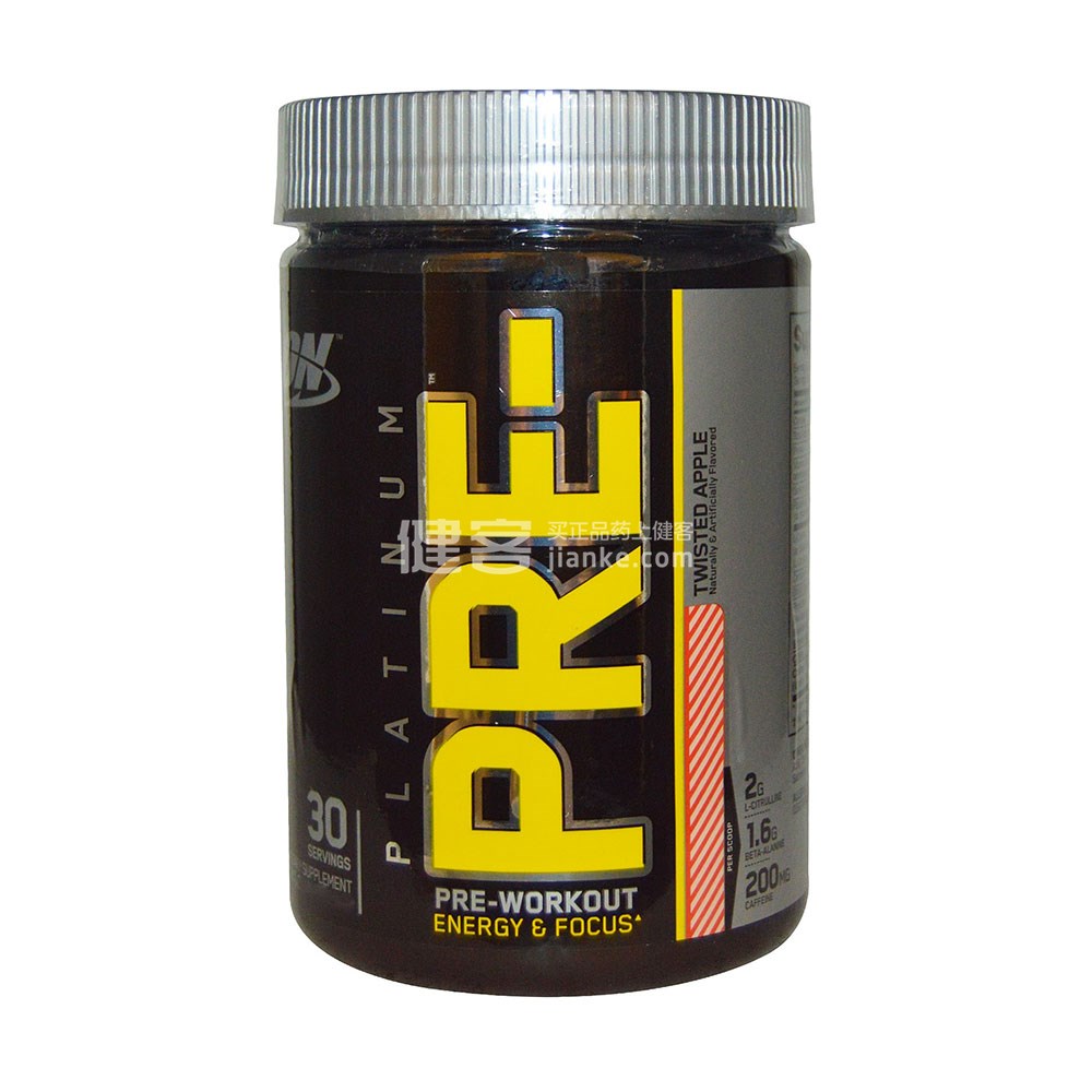 Optimum Nutrition Platinum Pre-Workout(苹果味 340克)(Platinum Pre-Workout ...