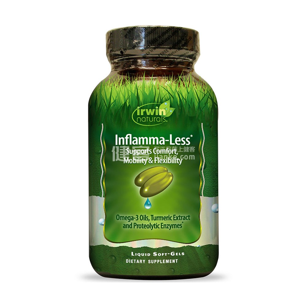 Irwin Naturals Inflamma-Less液态软胶囊(160粒)(Inflamma-Less液态软胶囊) _说明书_作用_效果 ...