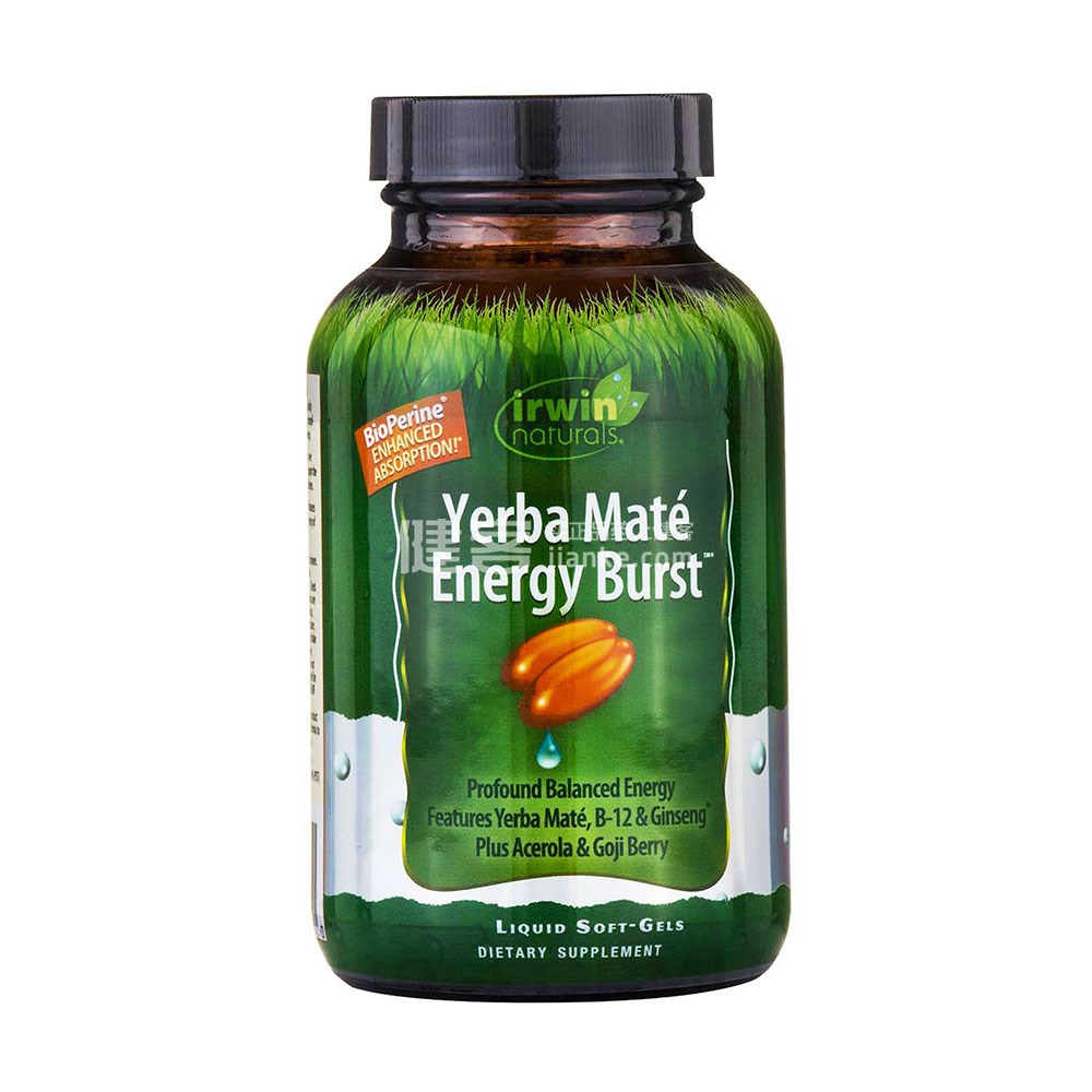 Irwin Naturals Yerba Mate(Energy Burst 90粒)(Yerba Mate) _说明书_作用_效果_价格 ...