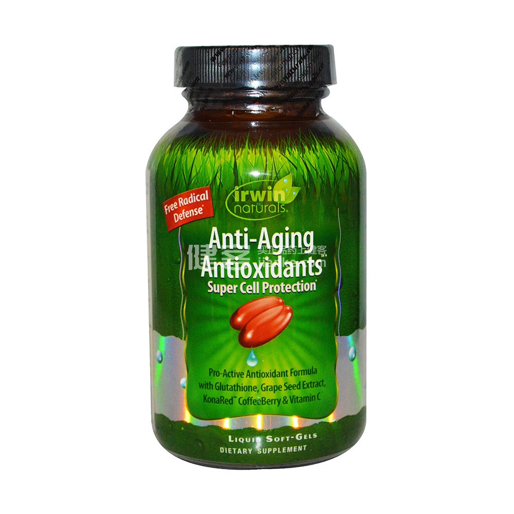 Irwin Naturals Antioxidants(Anti-Aging 150粒)(Antioxidants) _说明书_作用_效果 ...