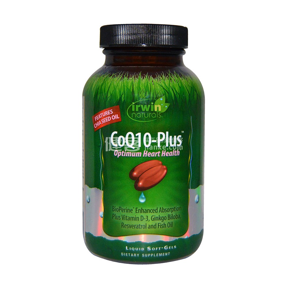 Irwin Naturals CoQ10-Plus(60粒)(CoQ10-Plus) _说明书_作用_效果_价格_方舟健客网上药店