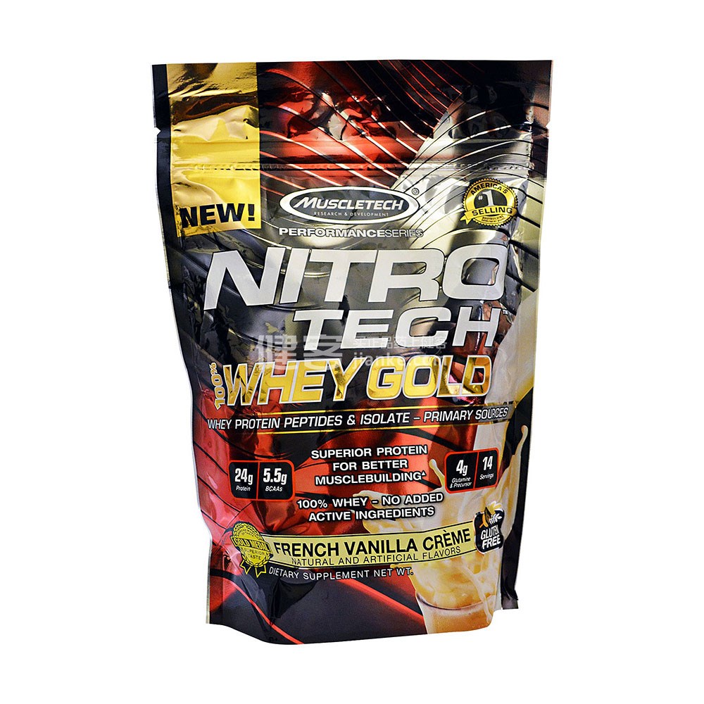 Muscletech Nitro Tech 金装乳清(法国香草奶油味 1554克)(Nitro Tech 金装乳清) _说明书_作用_效果 ...